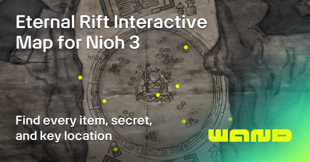 Side Missions - Eternal Rift Map for Nioh 3 Checklist | WeMod Maps