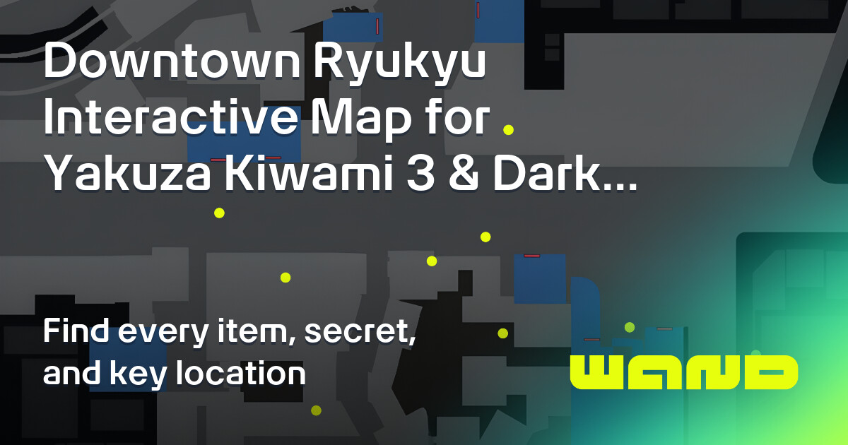Casilleros de Monedas - Mapa Downtown Ryukyu para Yakuza Kiwami 3 ...