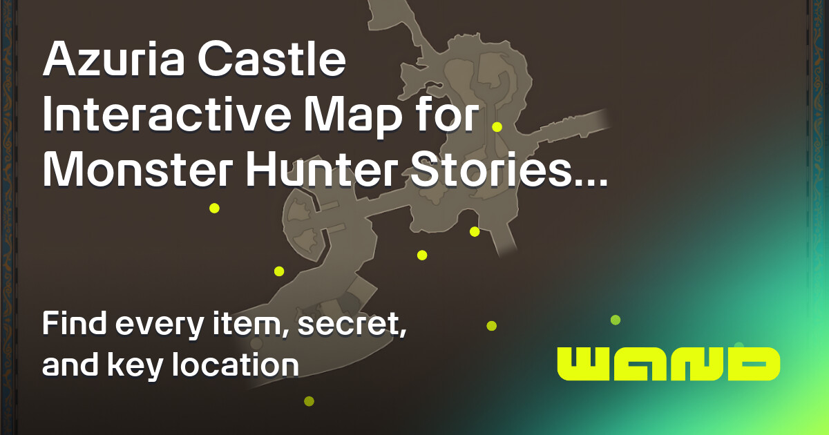 Temuan Ekologis - Peta Azuria Castle untuk Monster Hunter Stories 3 ...