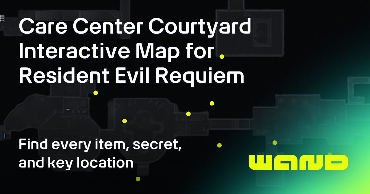 Quest Item - Care Center Courtyard Map for Resident Evil Requiem ...