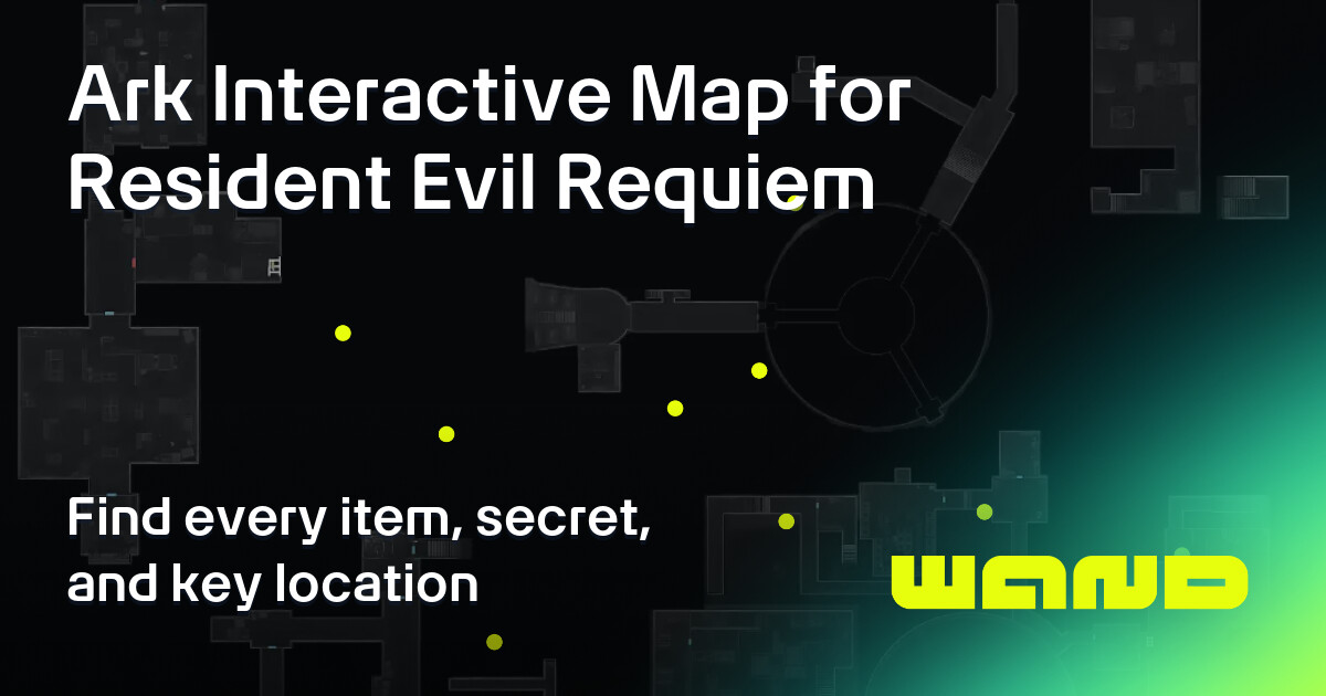 Infected Blood - Ark Map for Resident Evil Requiem Checklist | WeMod Maps