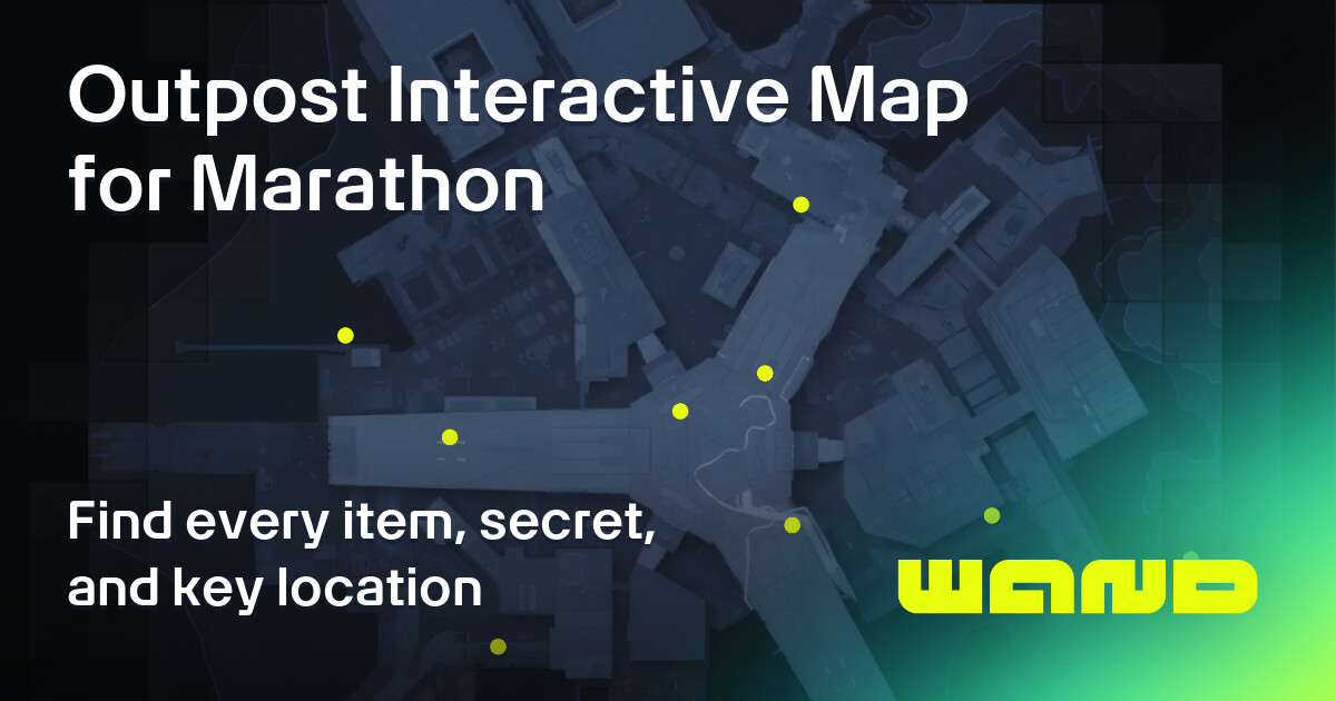 Arms Locker - Outpost Map for Marathon Checklist | WeMod Maps