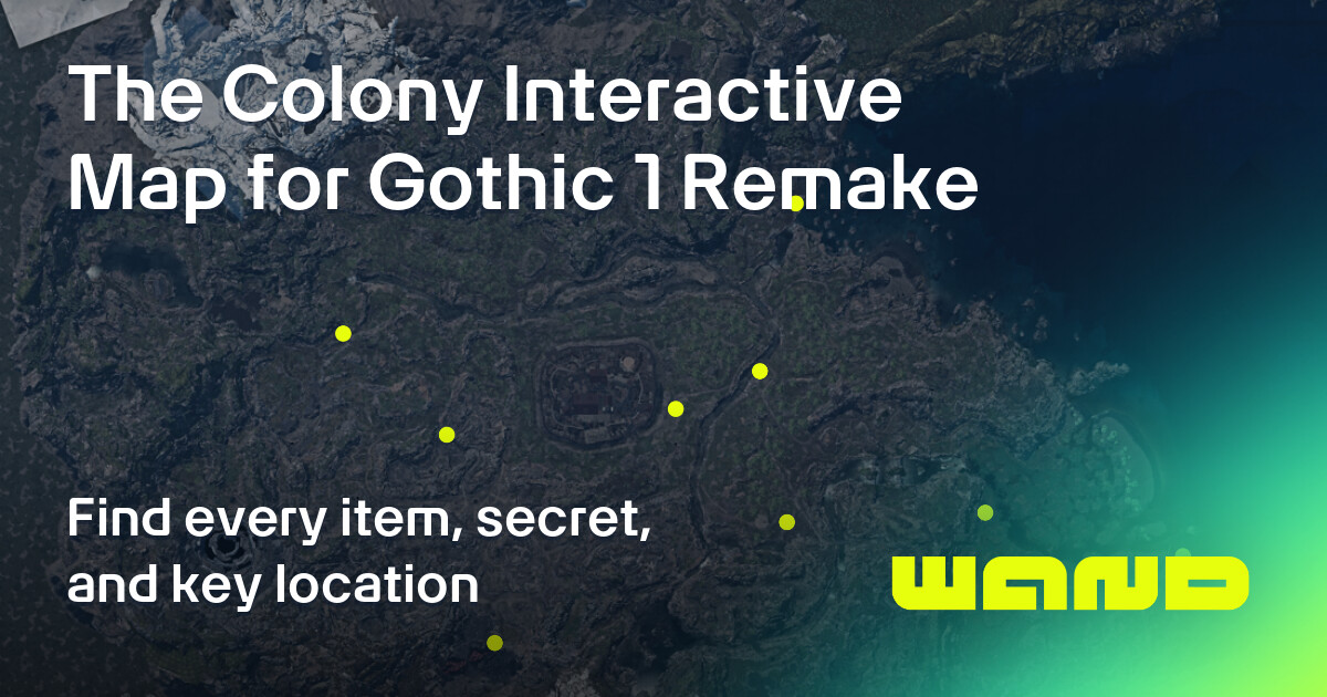 The Colony Map for Gothic 1 Remake | Wand
