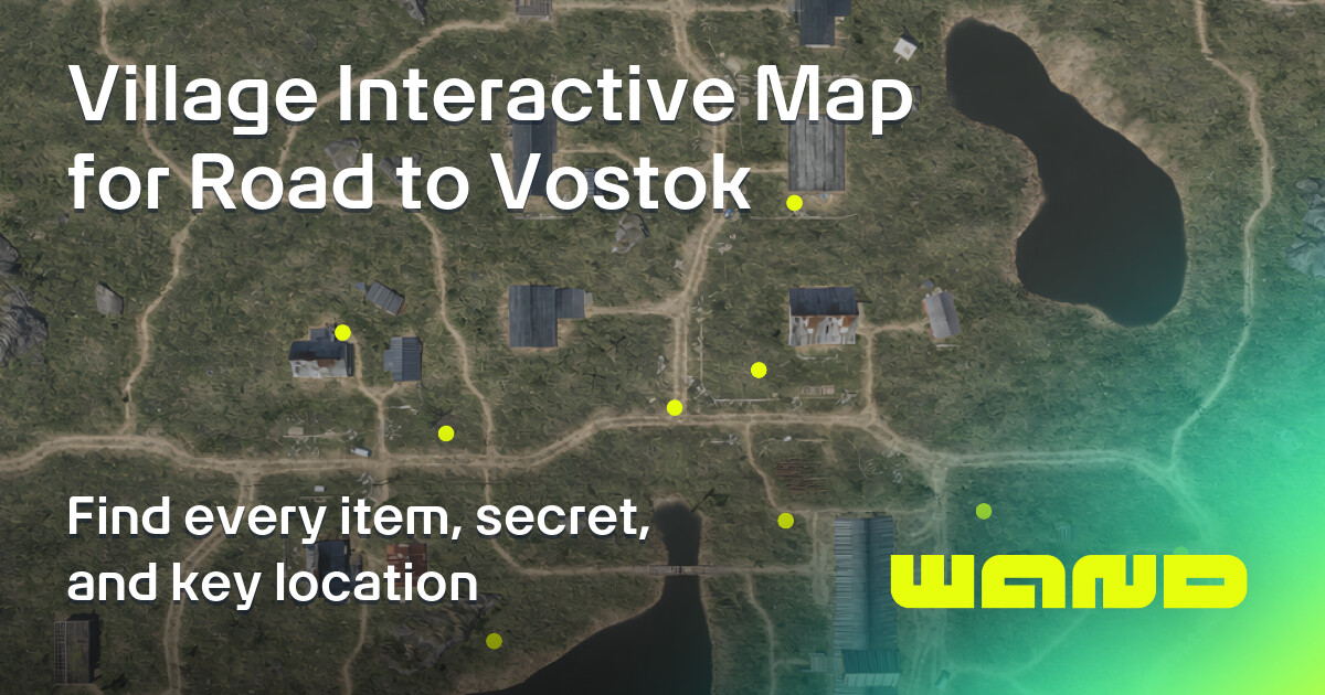 Road to Vostok 的 Village 地图 | Wand