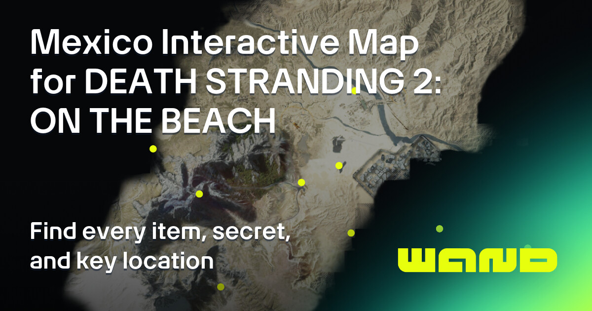 punto-de-referencia - Mapa Mexico para DEATH STRANDING 2: ON THE BEACH ...