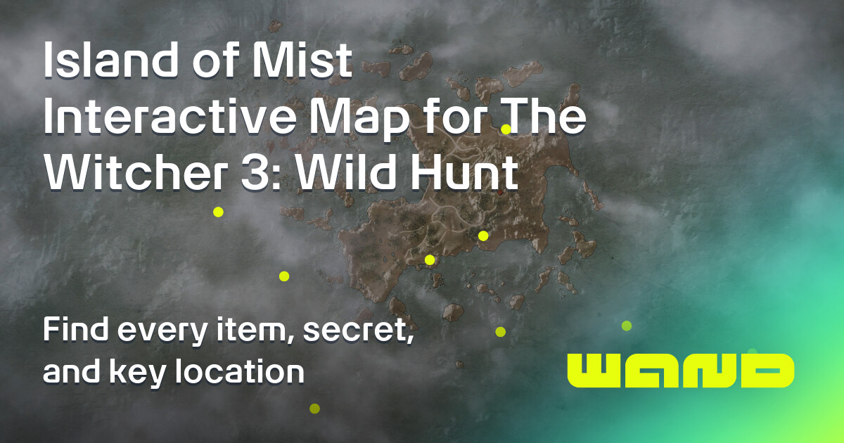 Point of Interest - Island of Mist Map for The Witcher 3: Wild Hunt ...