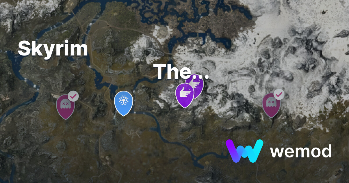 แผนที่ Skyrim สำหรับ The Elder Scrolls V: Skyrim Special Edition | WeMod