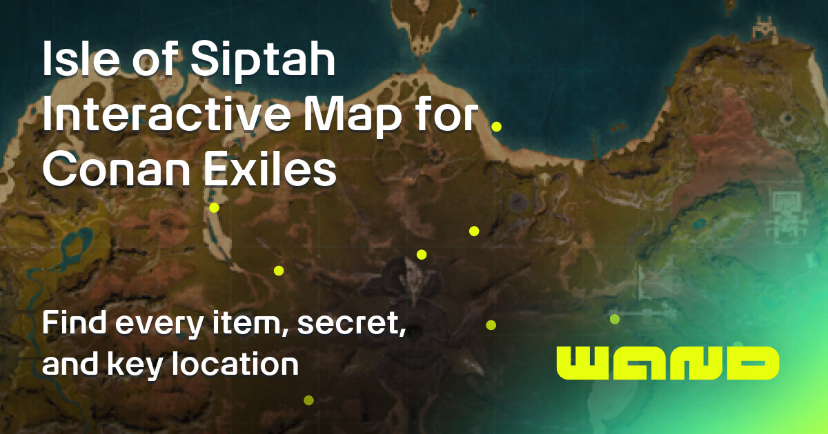 Cave - Isle of Siptah Map for Conan Exiles Checklist | WeMod Maps