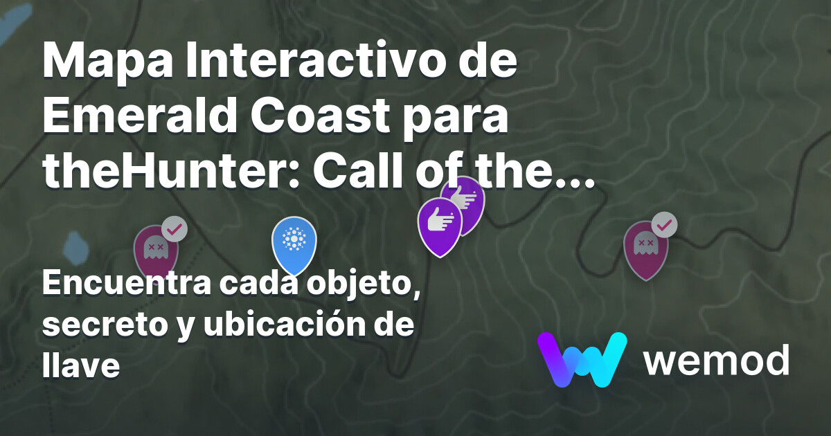 Mapa Emerald Coast para theHunter: Call of the Wild | WeMod