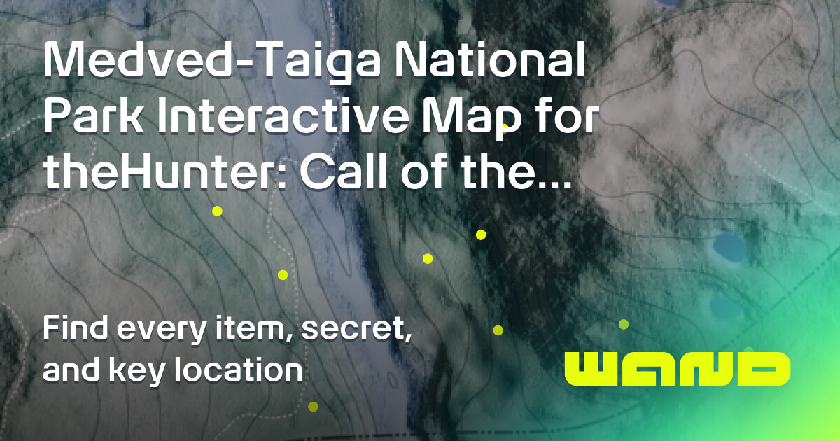 gray-wolf - Mapa Medved-Taiga National Park para theHunter: Call of the ...