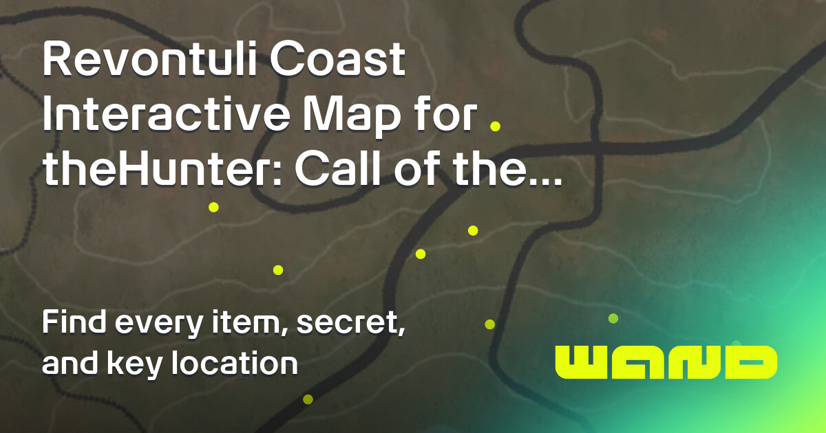 Outpost - Revontuli Coast Map for theHunter: Call of the Wild Checklist ...