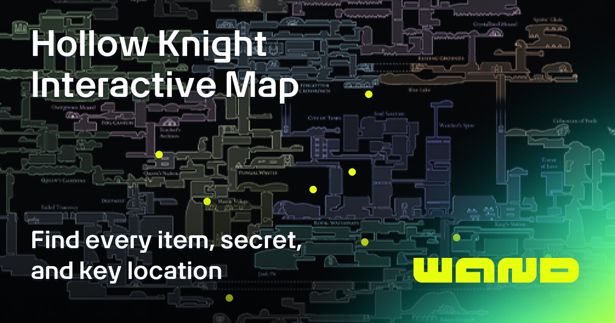 Hollow Knight Interactive Map | Wand