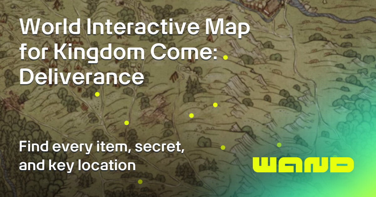 Archery Range - World Map for Kingdom Come: Deliverance Checklist ...