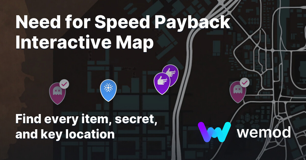 Need for Speed Payback Map | WeMod