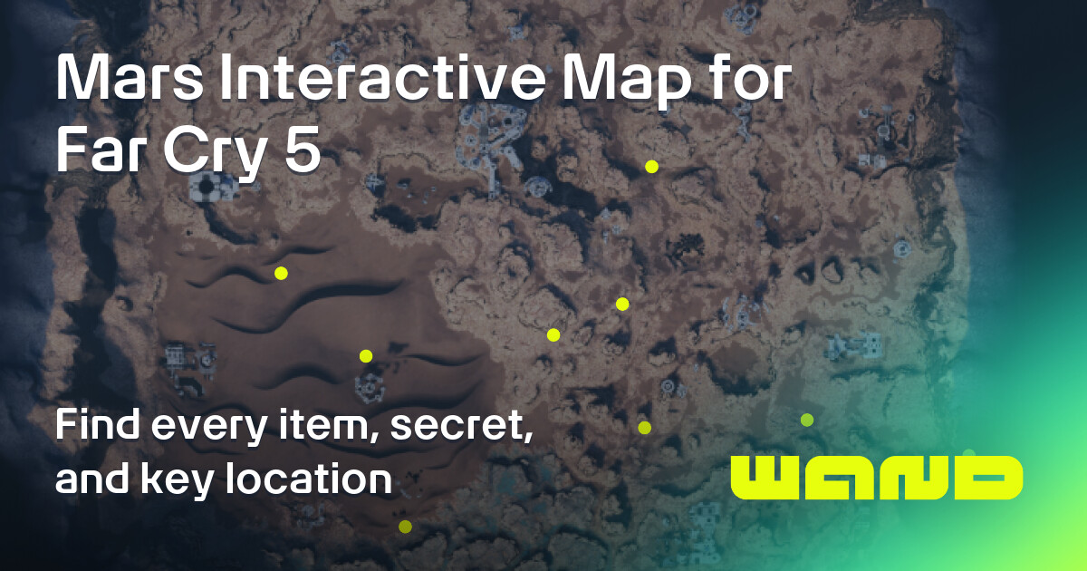Larry's Note - Mappa Mars per Far Cry 5 Checklist | WeMod Maps