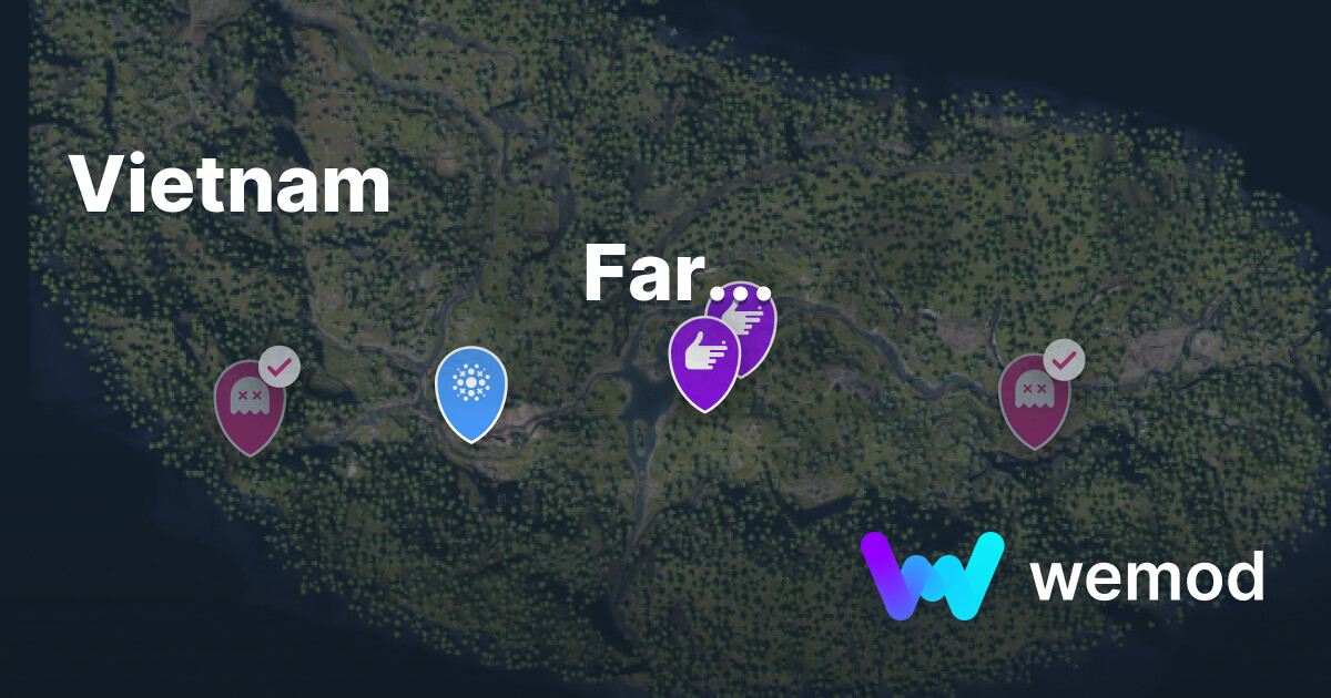 แผนท Vietnam สำหร บ Far Cry 5 Wemod