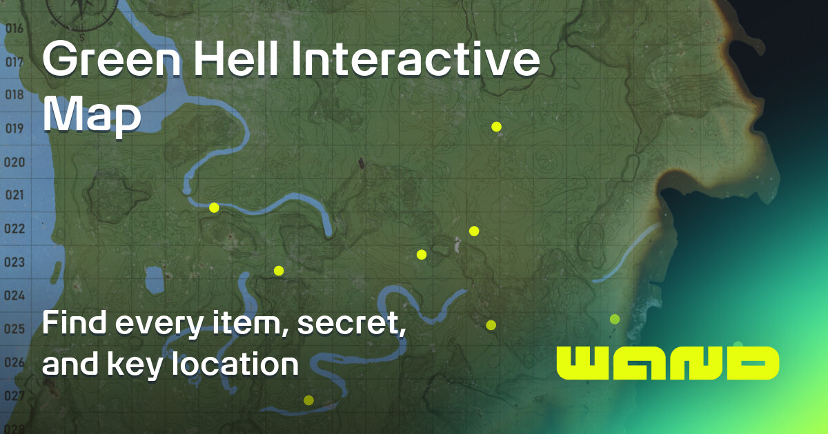 Green Hell Interactive Maps | Wand