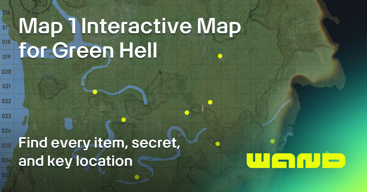 Map 1 Map for Green Hell | Wand