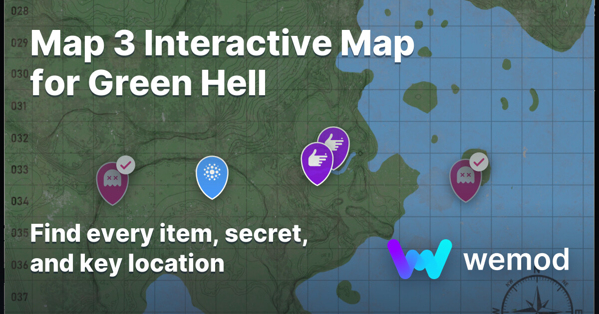 Map 3 Map for Green Hell | WeMod