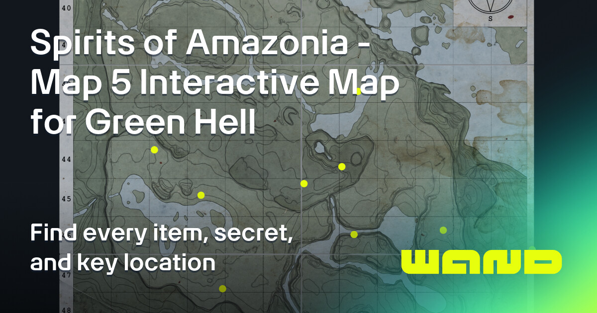 Green Hell 的 Spirits of Amazonia - Map 5 地图 Checklist by Category - 100 ...