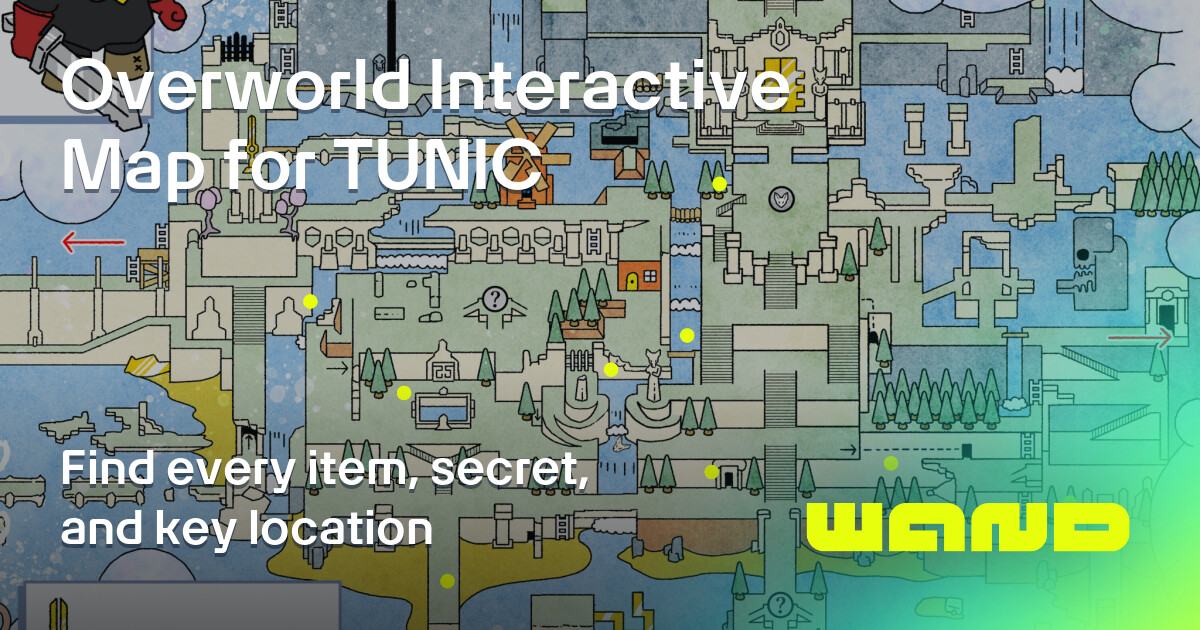 TUNIC 的 Overworld 地图 | Wand