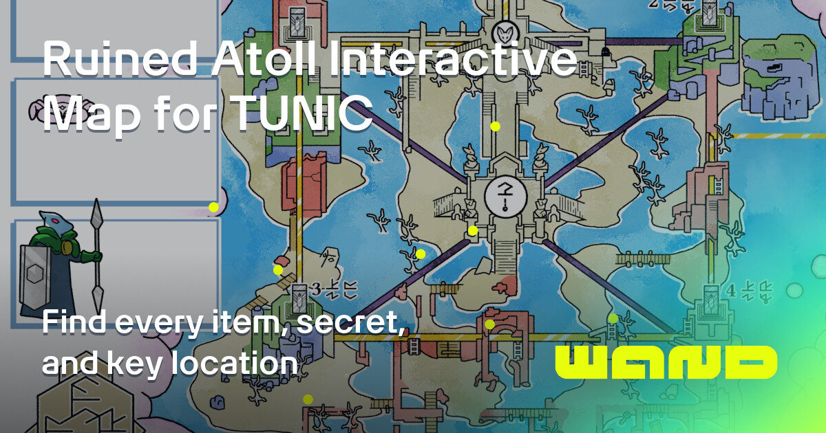 Key - Ruined Atoll Map for TUNIC Checklist | WeMod Maps