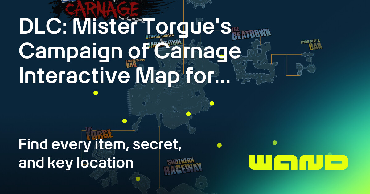 DLC: Mister Torgue's Campaign of Carnage Map for Borderlands 2 ...
