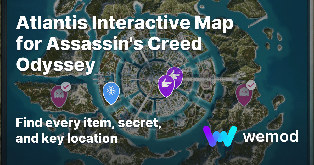 Atlantis Map for Assassin's Creed Odyssey | WeMod