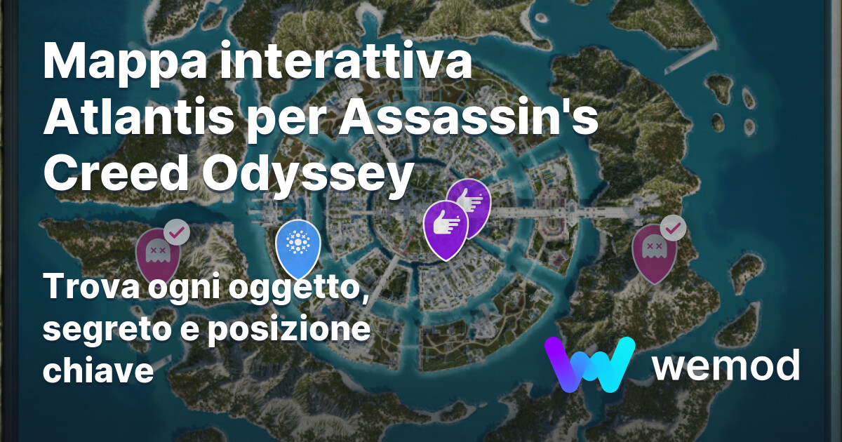 Mappa Atlantis per Assassin's Creed Odyssey | WeMod