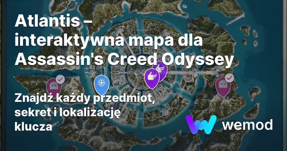 Mapa Atlantis do Assassin's Creed Odyssey | WeMod