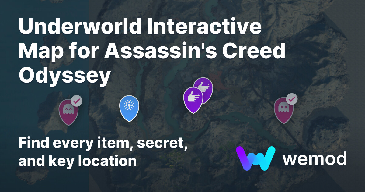 Mapa Underworld para Assassin's Creed Odyssey | Wand