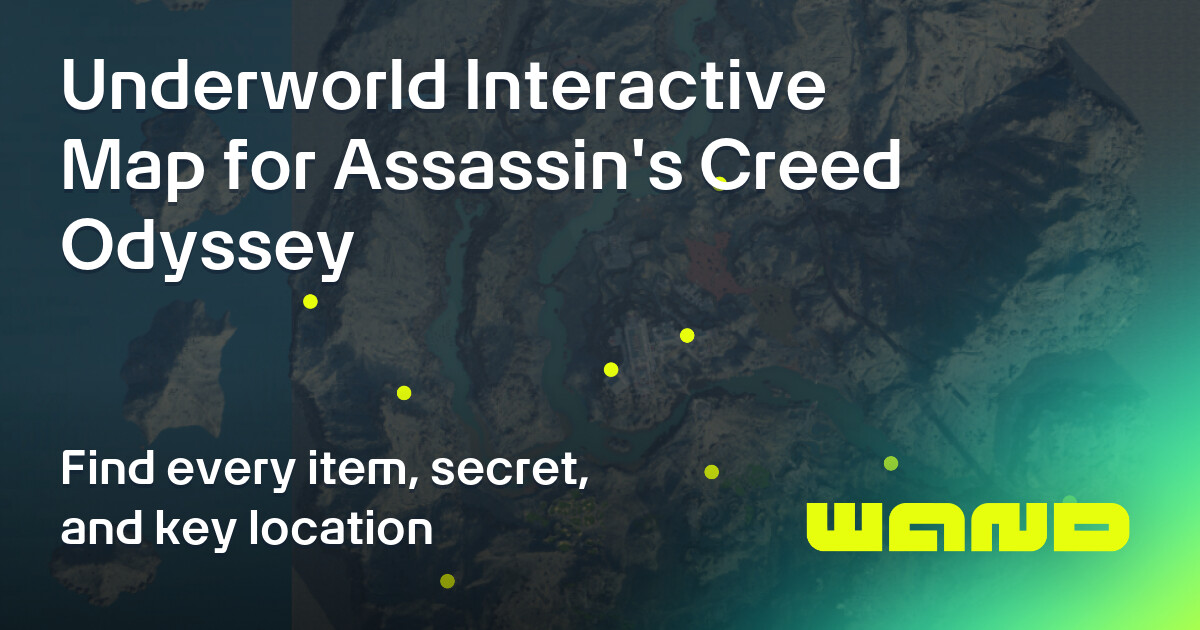 Mapa Underworld para Assassin's Creed Odyssey | Wand