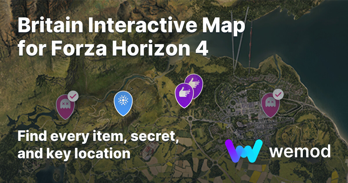 Forza Horizon 4을(를) 위한 Britain 맵 | WeMod