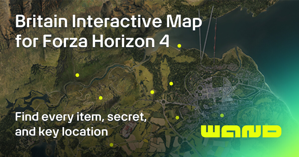 Carte Britain pour Forza Horizon 4 | Wand