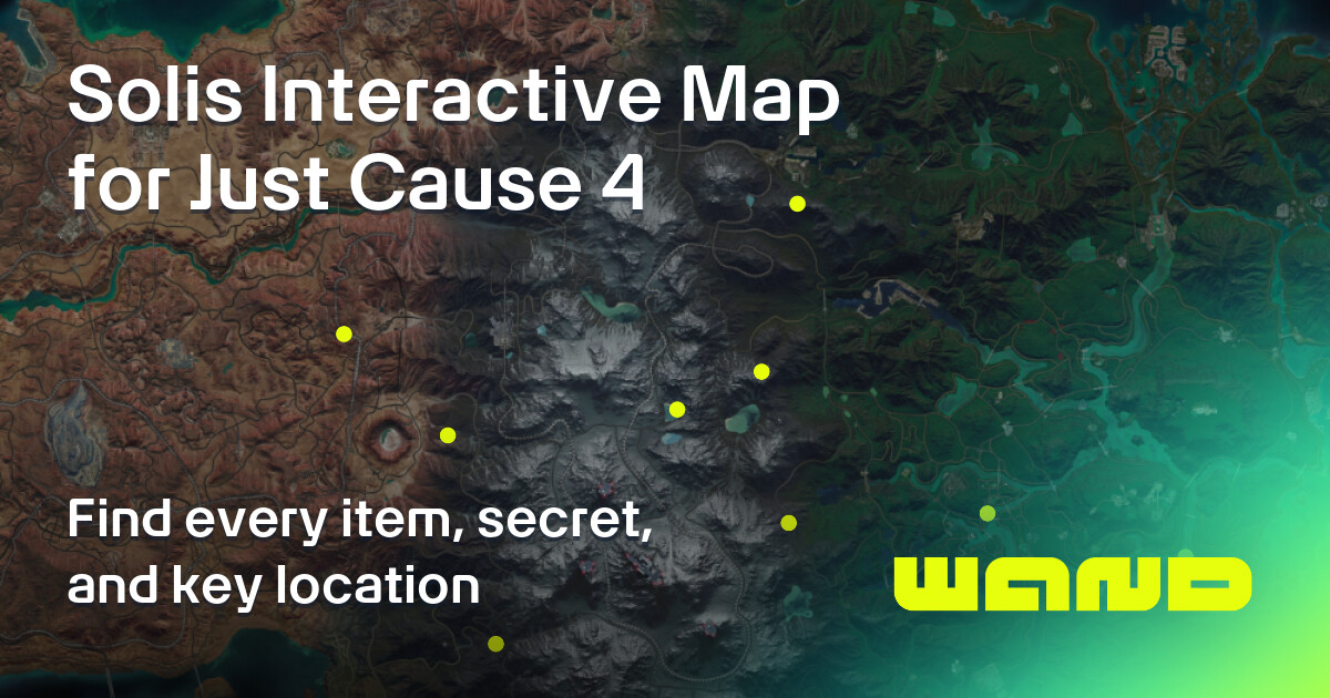Radar - Solis Map for Just Cause 4 Checklist | WeMod Maps