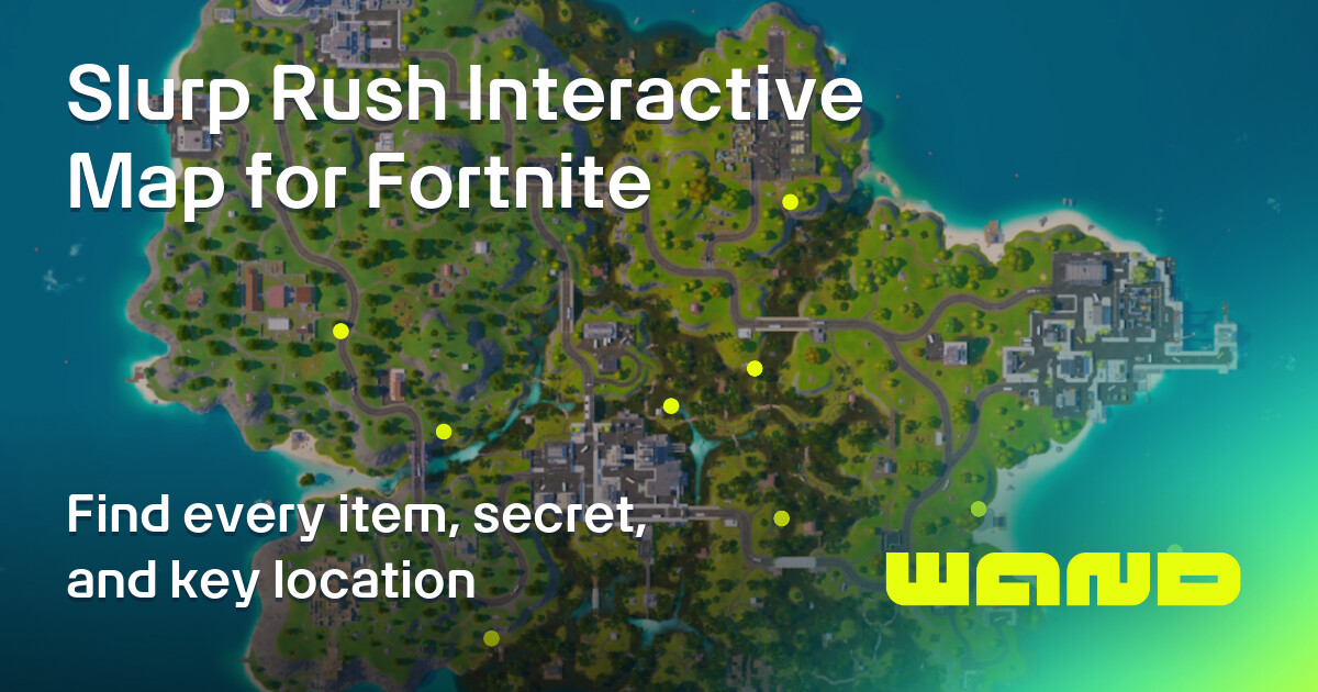 Slurp Rush Map for Fortnite | Wand