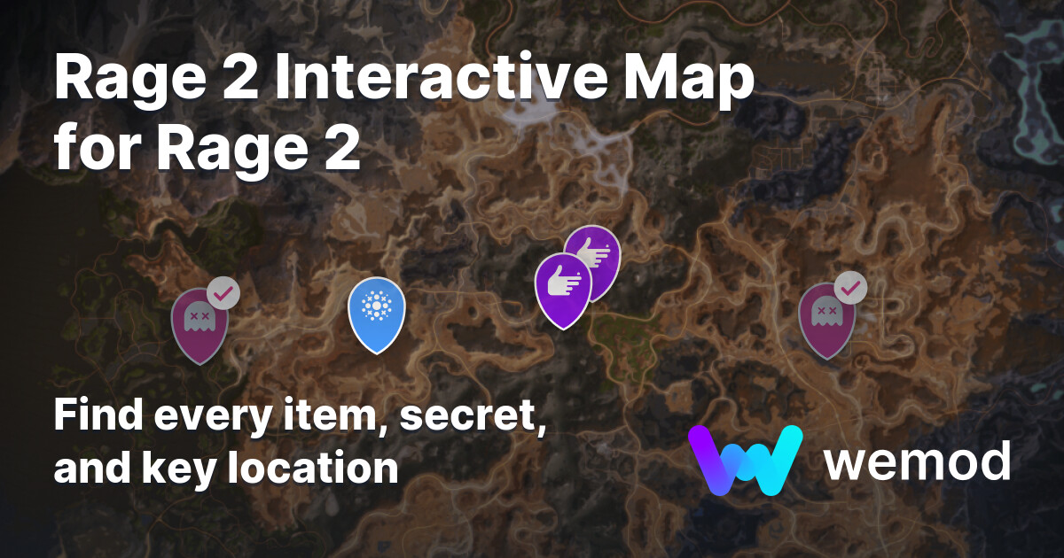 Rage 2 Map for Rage 2 | WeMod