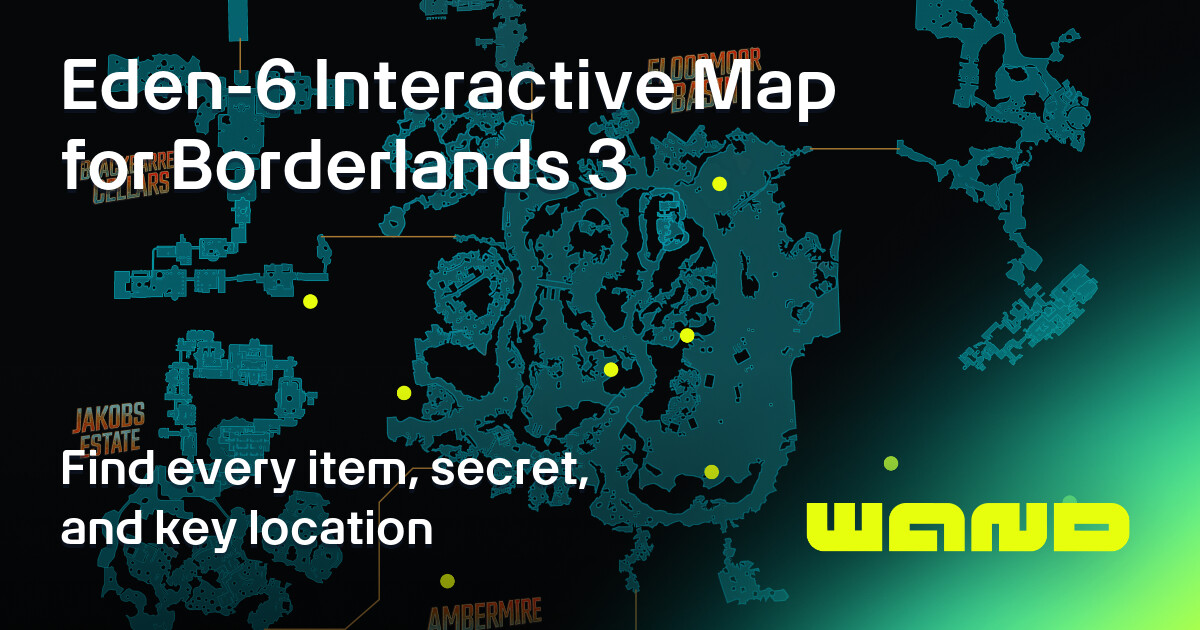 Mission Giver - แผนที่ Eden-6 สำหรับ Borderlands 3 Checklist | WeMod Maps