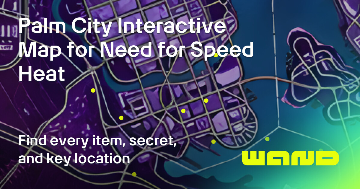 Mapa Palm City para Need for Speed Heat | Wand