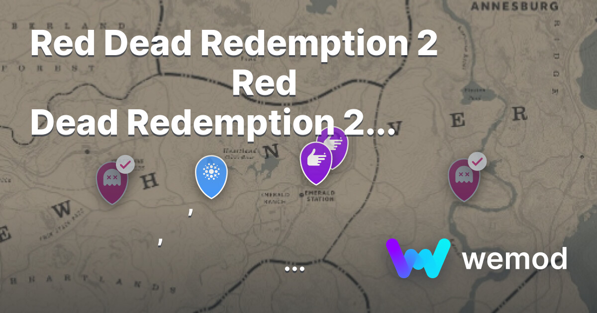 Red Dead Redemption 2 के लिए Red Dead Redemption 2 मानचित्र | WeMod