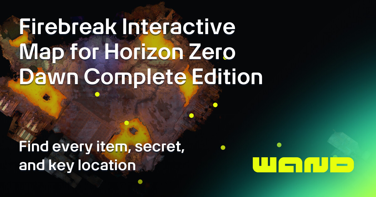 kessel - Mappa Firebreak per Horizon Zero Dawn Complete Edition ...