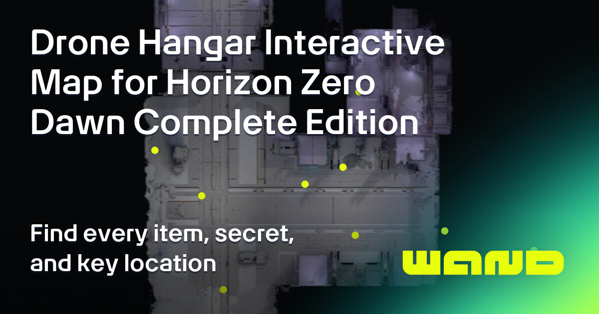 texto - แผนที่ Drone Hangar สำหรับ Horizon Zero Dawn Complete Edition ...