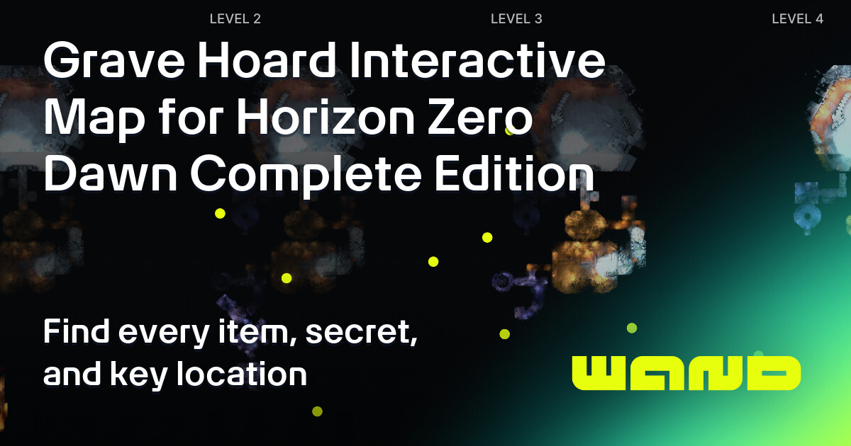 Horizon Zero Dawn Complete Edition向けGrave Hoardマップ Checklist by ...