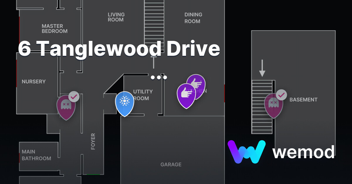 แผนที่ 6 Tanglewood Drive สำหรับ Phasmophobia | WeMod