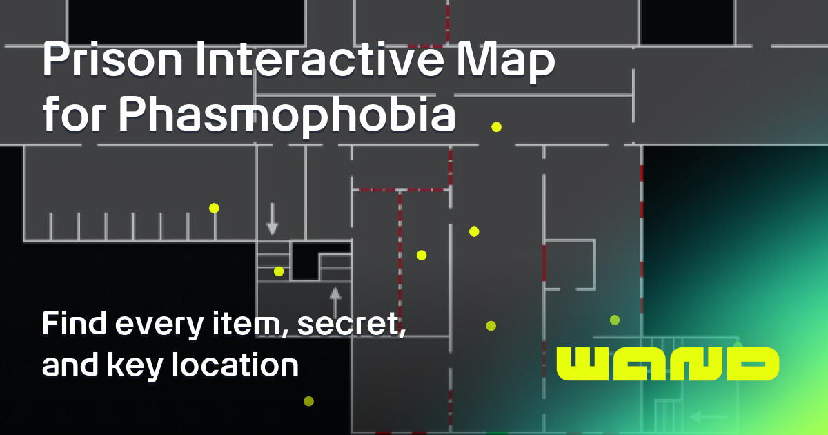 Prison Map for Phasmophobia | Wand