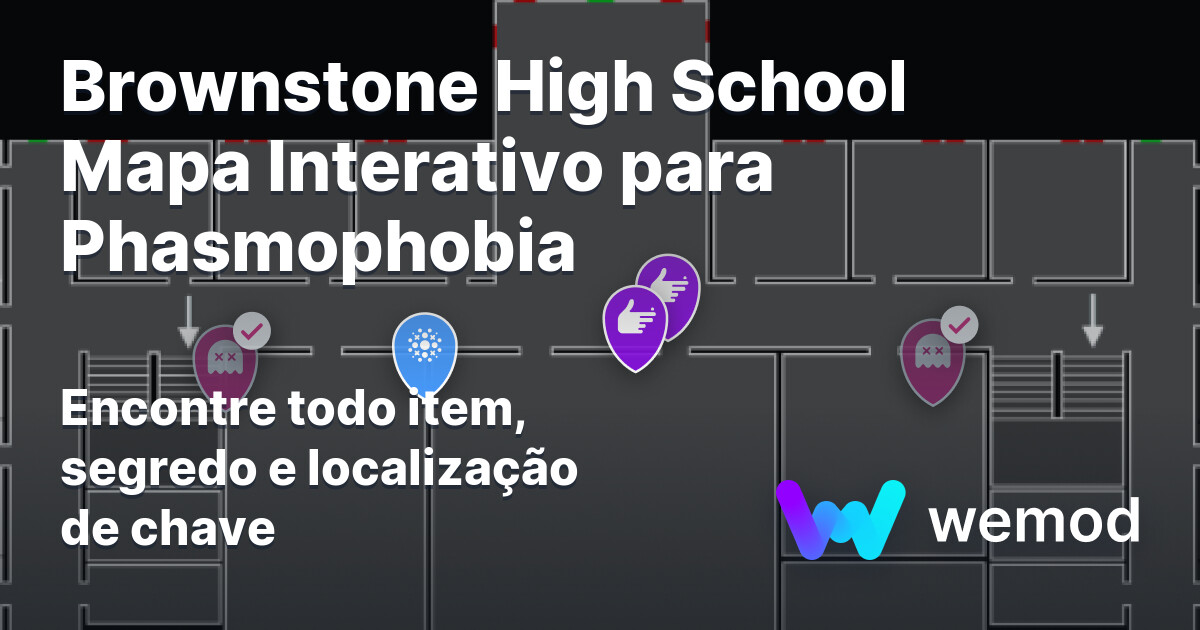 Mapa Brownstone High School para Phasmophobia | WeMod