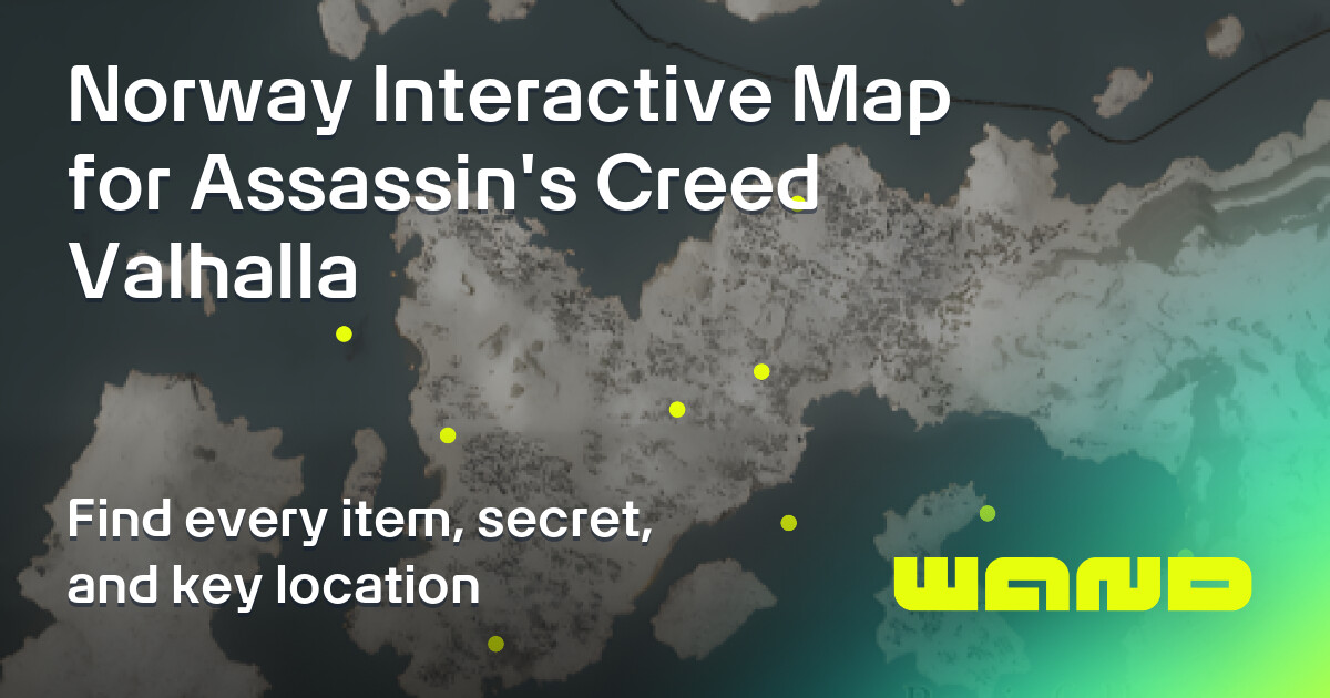mapa-del-tesoro - Assassin's Creed Valhalla 的 Norway 地图 Checklist ...