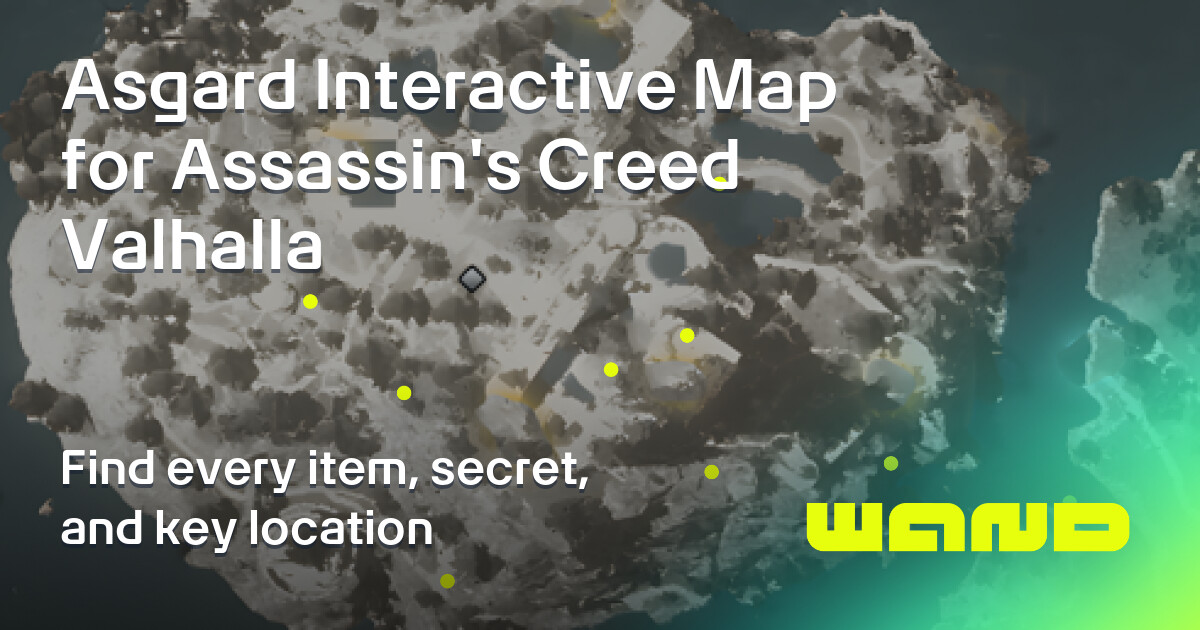 Asgard Map for Assassin's Creed Valhalla | Wand