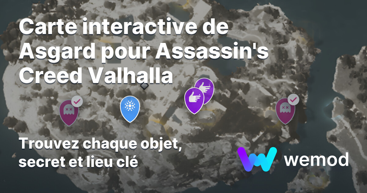 Carte Asgard pour Assassin's Creed Valhalla | WeMod