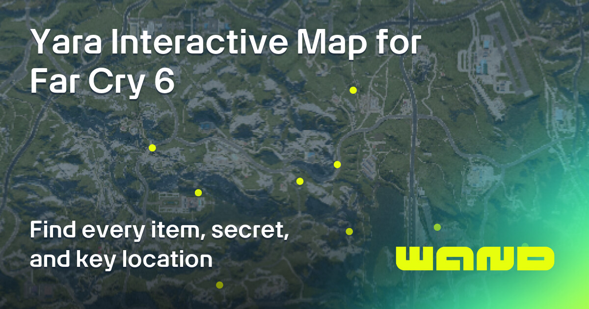 recharge-de-munitions-gadgets - Far Cry 6 的 Yara 地图 Checklist | WeMod Maps